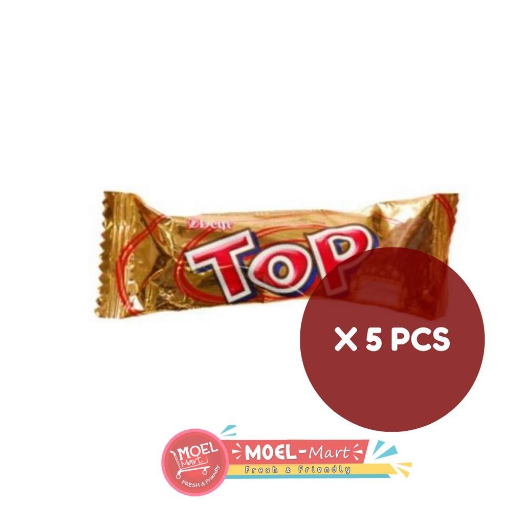 Jual DELFI TOP WAFER CHOCO 5 Pcs x 16GR | Shopee Indonesia