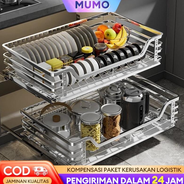 Jual Rak Piring Dapur Stainless Steel Rak Pengering Piring Rak Kabinet ...