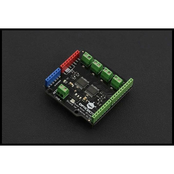 Jual HOT DEAL QUAD DC MOTOR DRIVER SHIELD FOR ARDUINO !!! | Shopee ...