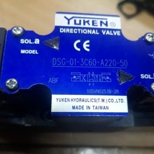 Jual DIRECTIONAL SOLENOID VALVE HYDRAULIC DSG-01-3C60-A220-50 YUKEN | Shopee Indonesia