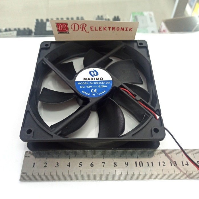 Jual Panel Exhaust Fan kipas pendingin 12v 12 volt 12cm Maximo bagus ...