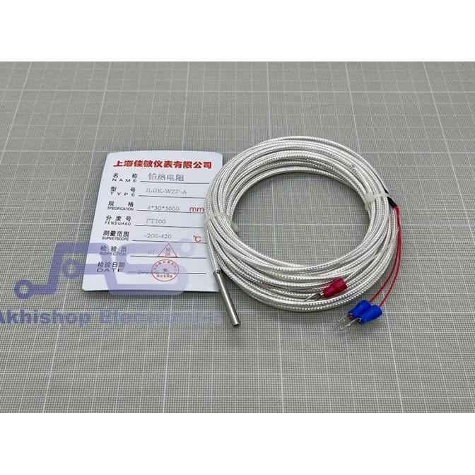 Jual WZP-PT100 PT100 Probe Class A Temperature Sensor German Chip 3 ...