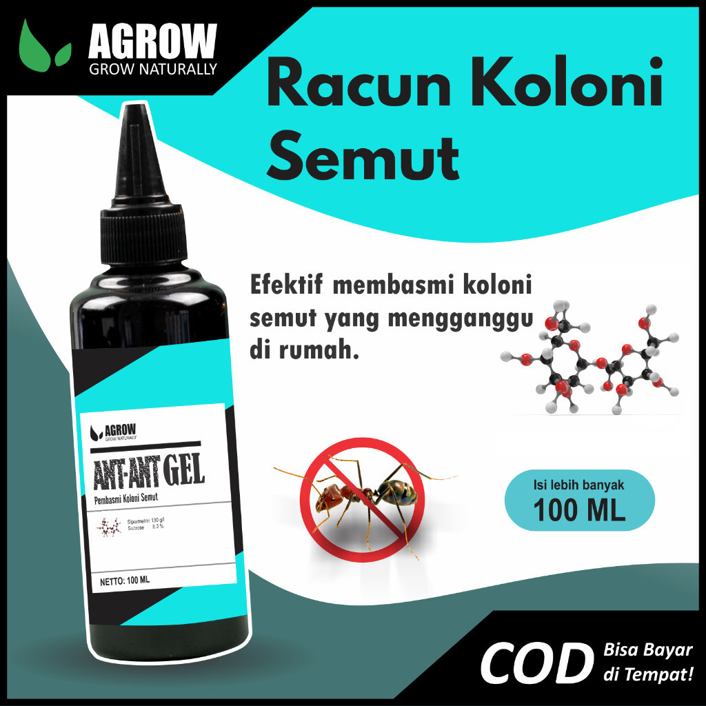 Jual BOTOL HITAM Racun Pembasmi Koloni Semut Ampuh Gel Pembasmi Semut ...