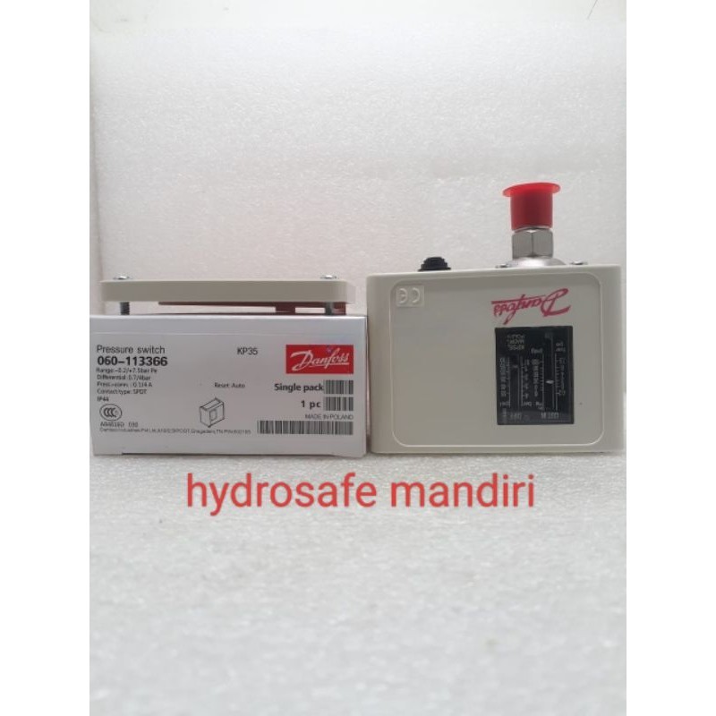 Jual pressure switch DANFOSS KP 35 / 060-113366 ( AUTO ) | Shopee Indonesia