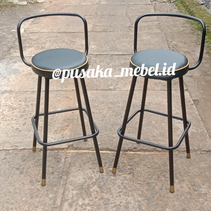 Jual kursi stool bar tinggi cafe, kursi stoll bar besi minimalis, kursi ...