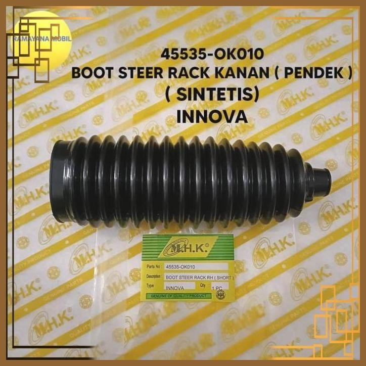 Jual [RNM] BOOT STEERING RACK KANAN PENDEK TOYOTA KIJANG INNOVA TGN40 ...