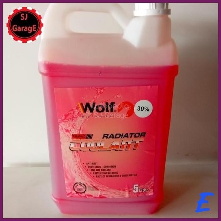 Jual | SGE | AIR COOLANT RADIATOR WOLF RED 5 LITER | Shopee Indonesia