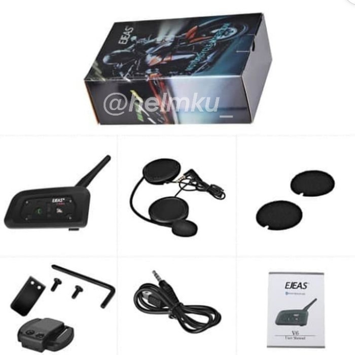 Jual Intercom Helm Ejeas V6 Pro Vnetphone Bluetooth | Shopee Indonesia