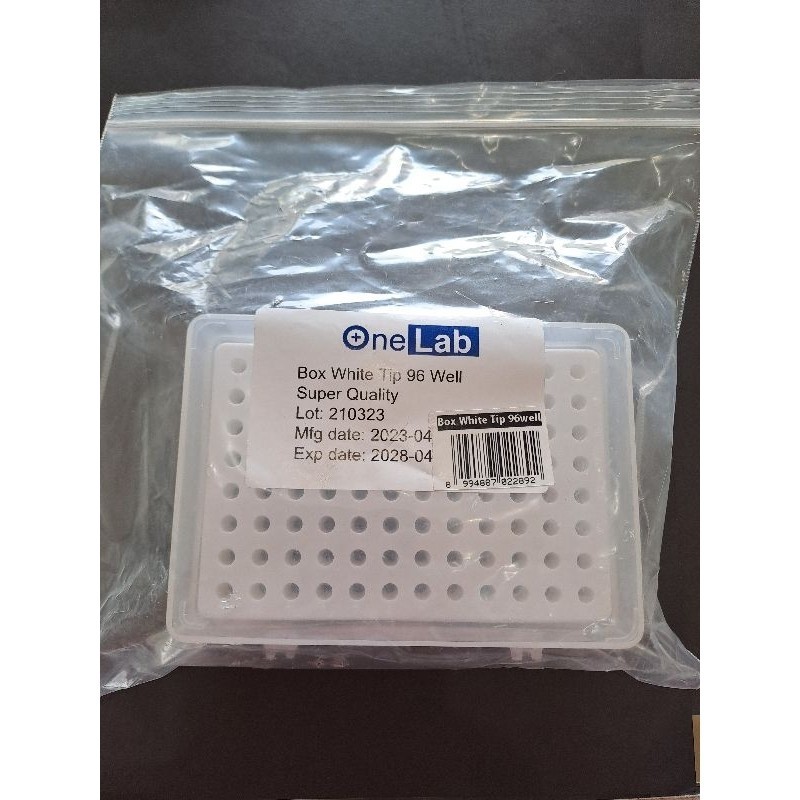 Jual Onemed box boks white tips tip putih micropipette mikropipet 0-10 ...