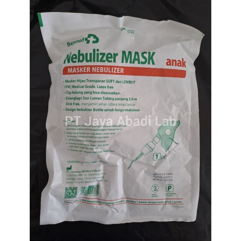 Jual masker nebulizer set anak onemed nebu nebul steril sterile ...