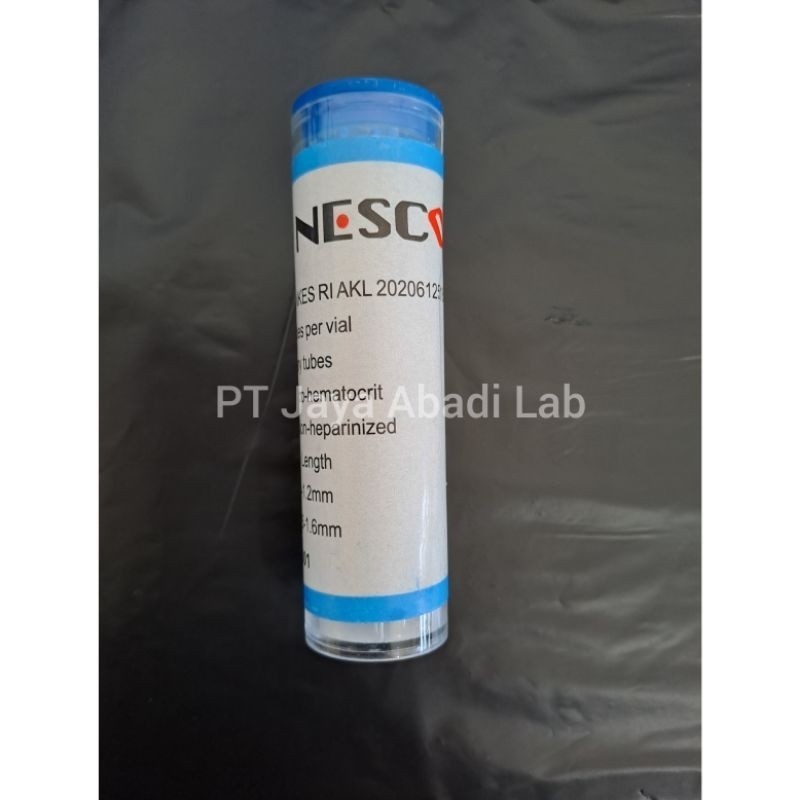 Jual tabung kapiler plain superior mikro micro non hematokrit biru isi ...