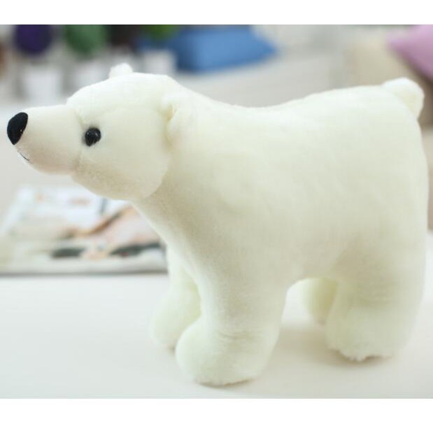 Jual Boneka Plush Beruang Kutub Warna Putih Ukuran 20Cm | Shopee Indonesia