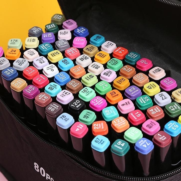 Jual er-87 WD TouchFive 24/36/48/60/80 Warna Sketsa Spidol Umum General ...