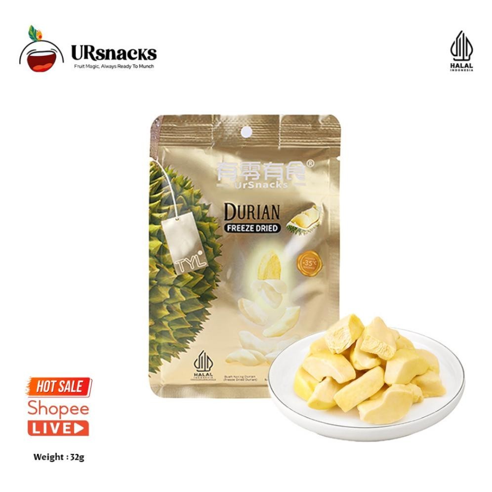 Jual URSNACKS Freeze Dried Durian - Snack Keripik Durian Kering ...