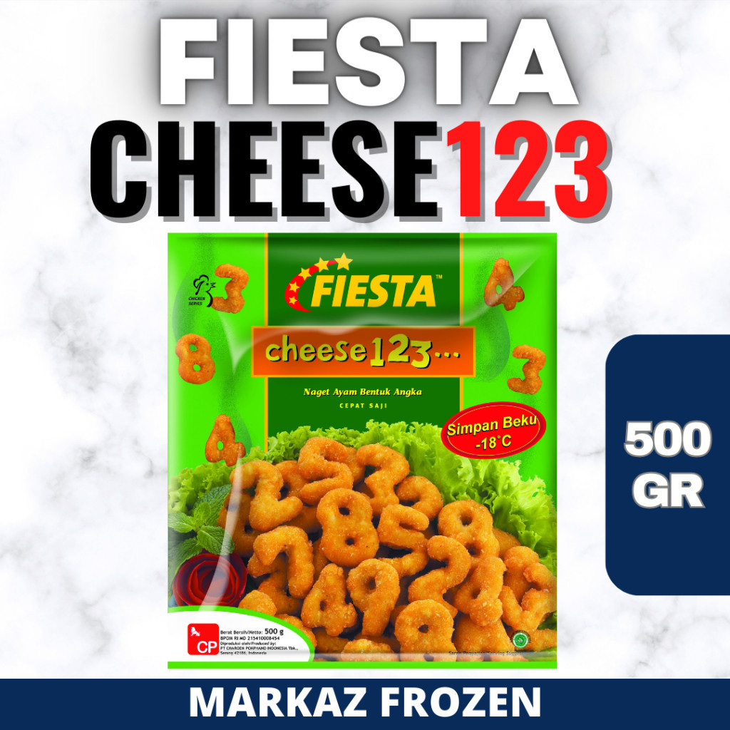 Jual FIESTA CHEESE 123 500GR (10/Q) | Shopee Indonesia