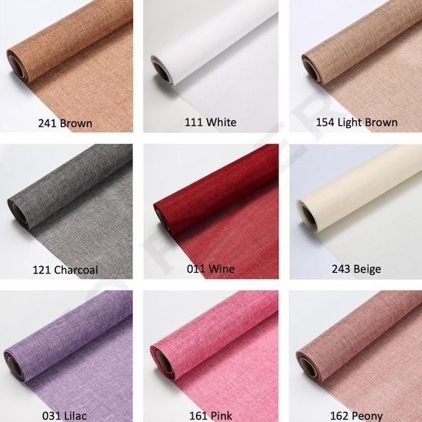 Jual Flower Wrapping Paper Jute Korea / Karung Goni / Mesh Roll ...