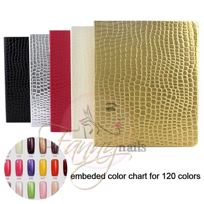 Jual Nail Color Display Book Chart Croco 120 Tip / Buku Warna Kutek ...