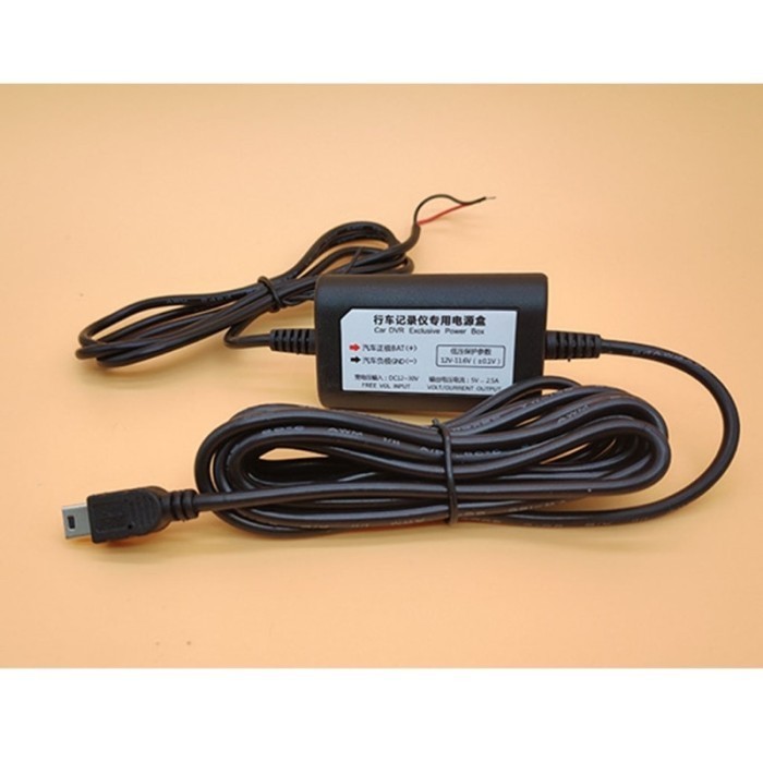 Jual 1 Pc Dash Cam Hardwire Kit Micro/Mini Usb Hard Wire Kit 12V-30V To ...