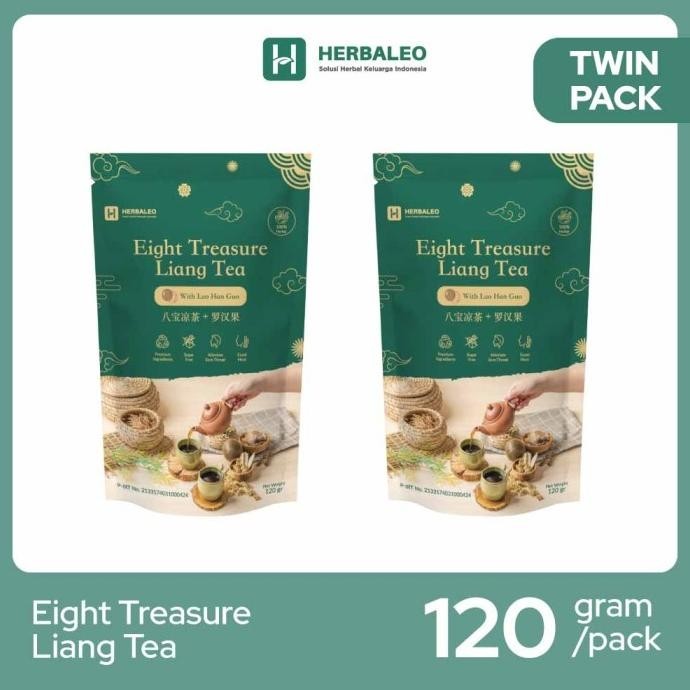 Jual Twinpack- Eight Treasure Liang Tea with Luo Han Guo | Shopee Indonesia