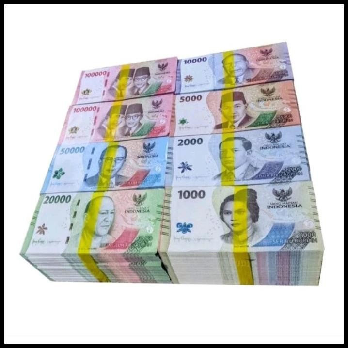 Jual GRATIS ONGKIR MAINAN UANG UANGAN 1 IKAT/1000 LEMBAR DUIT DUITAN ...