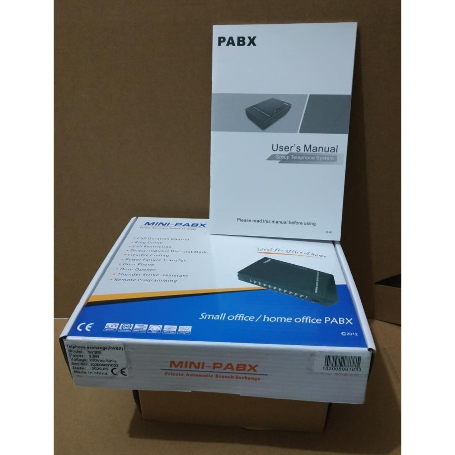 Jual Mini Pabx Excelltel Md308 3 Line 8 Ext Soho Pabx Pbx Md308 ...