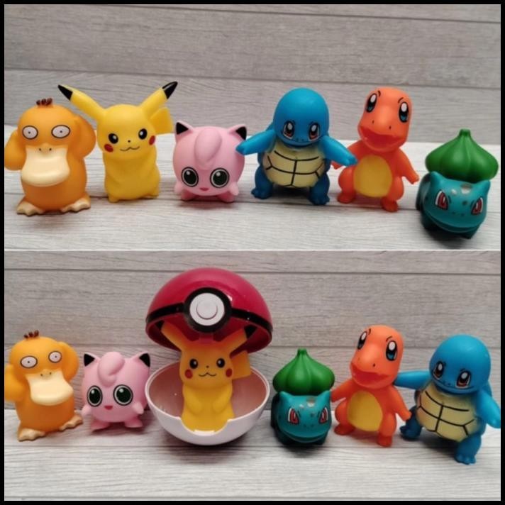 Jual BEST DEAL POKEMON SURPRISE EGG POKEBALL PIKACHU FIGURINE BONEKA ...