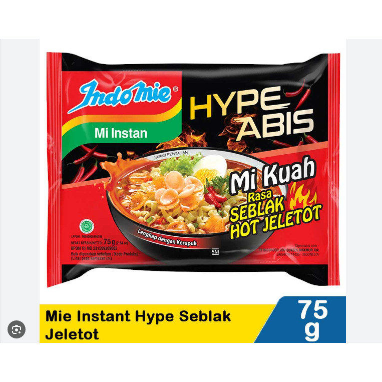 Jual Mie Indomie Seblak Hot Jeletot Original | Shopee Indonesia
