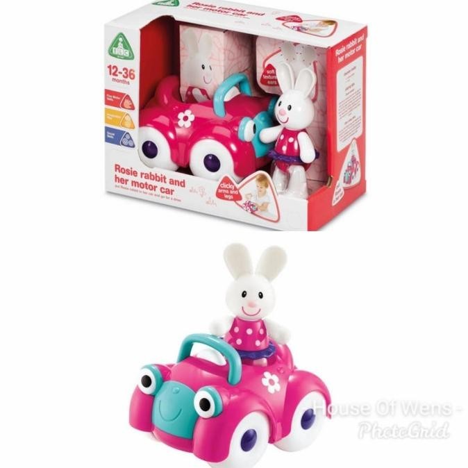 Jual Sale Now Elc Rossie Rabbit And Her Motor Car Original - Mainan ...