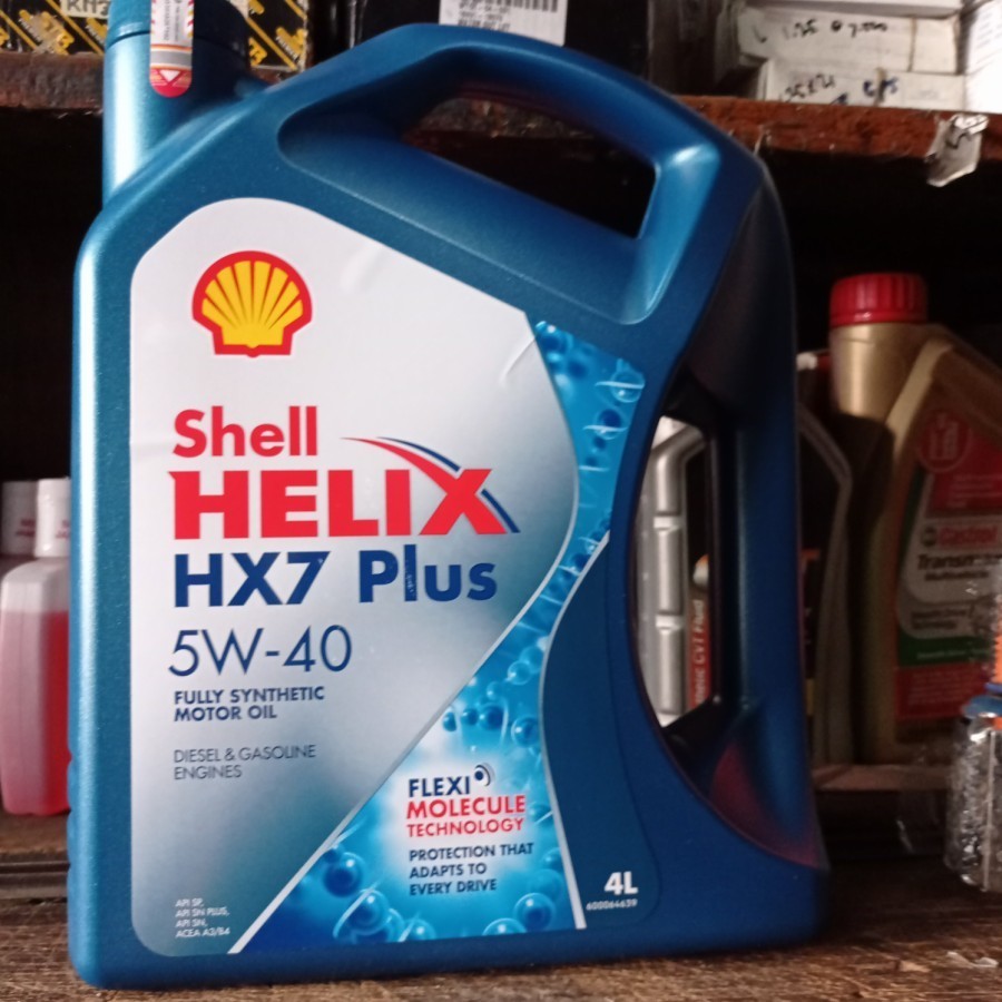 Jual oli Shell helix HX7 5W-40 100% asli fully synthetic SN plus 4 ...