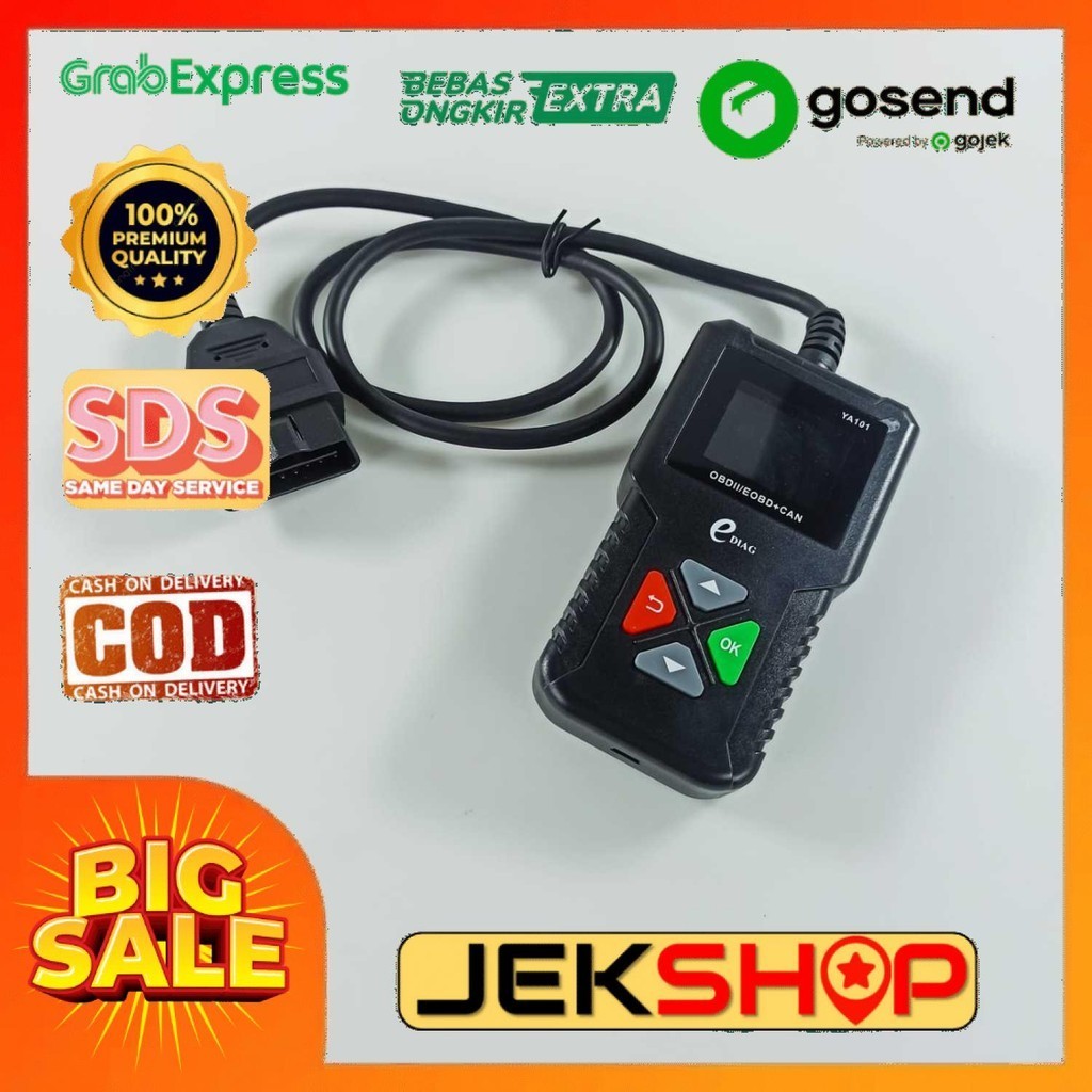Jual Pembaca Kode Diagnostik Mobil OBD2 Car Engine Scanner Tool - YA101 ...