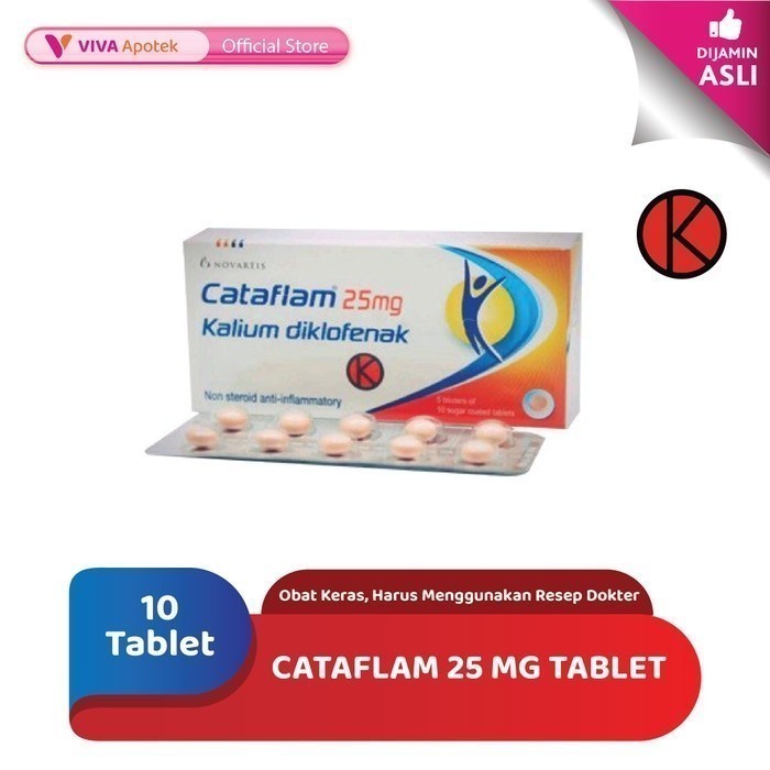 Jual Cataflam 25 mg (10 Tablet) | Shopee Indonesia