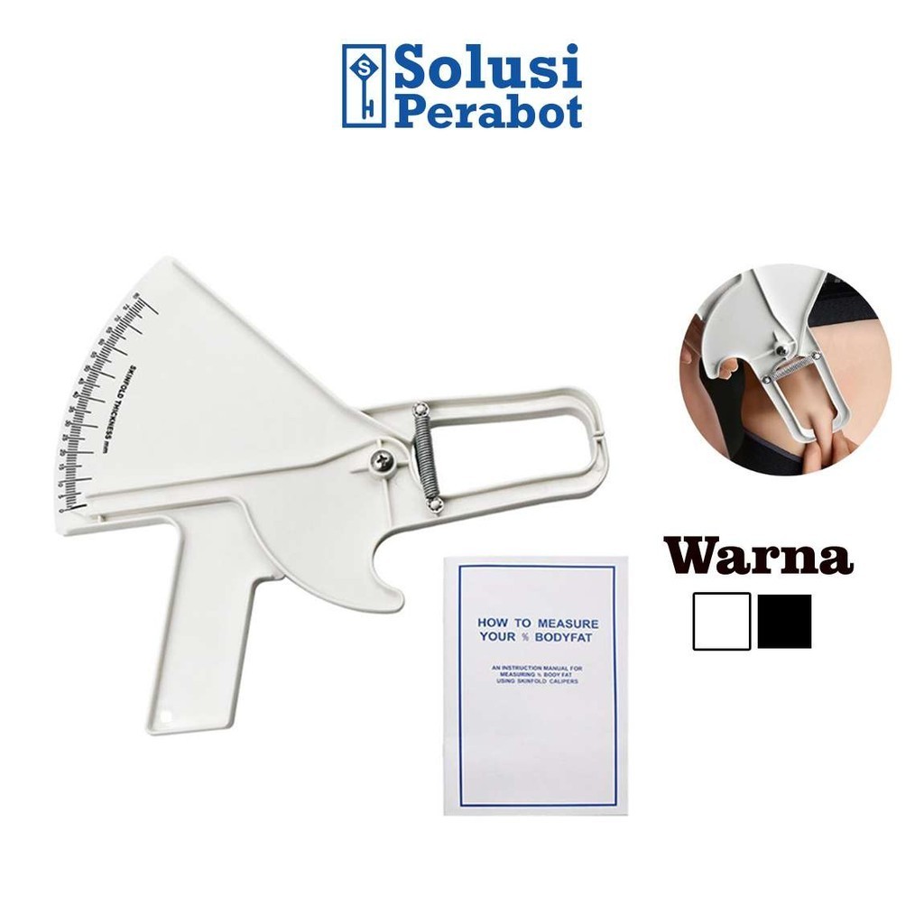 Jual Skinfold Thickness Caliper AH02 SP / Body Fat Slim Guide Pengukur ...