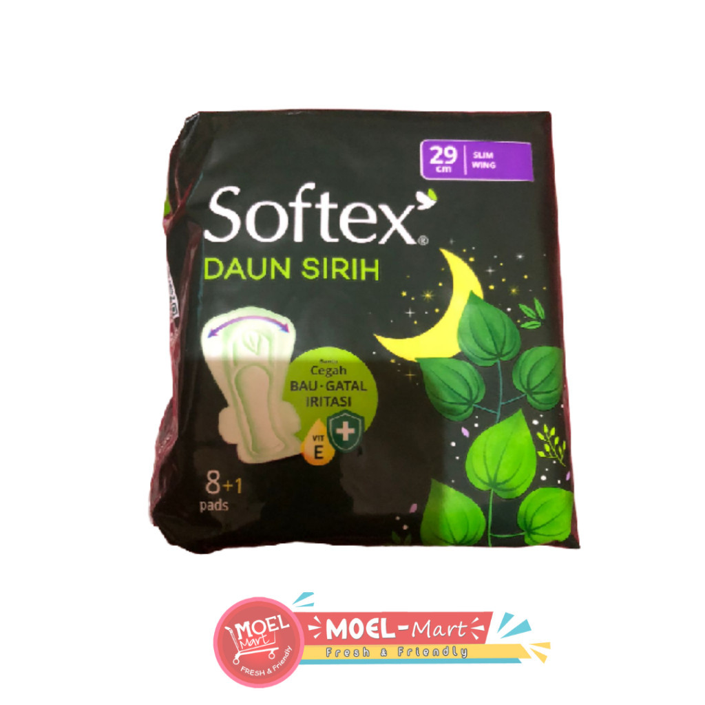 Jual SOFTEX Daun Sirih Extra Long 29cm 8 pads | Shopee Indonesia