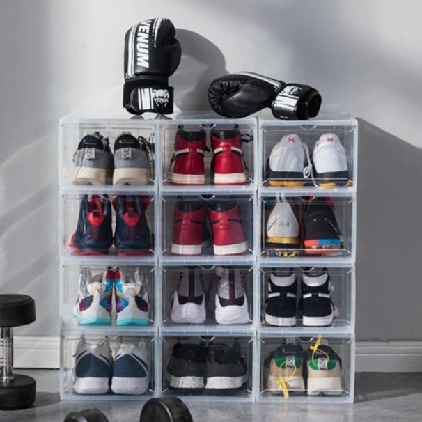 Jual [RODY] Sneakers Box Front Open Transparent Large Air Jordan ...