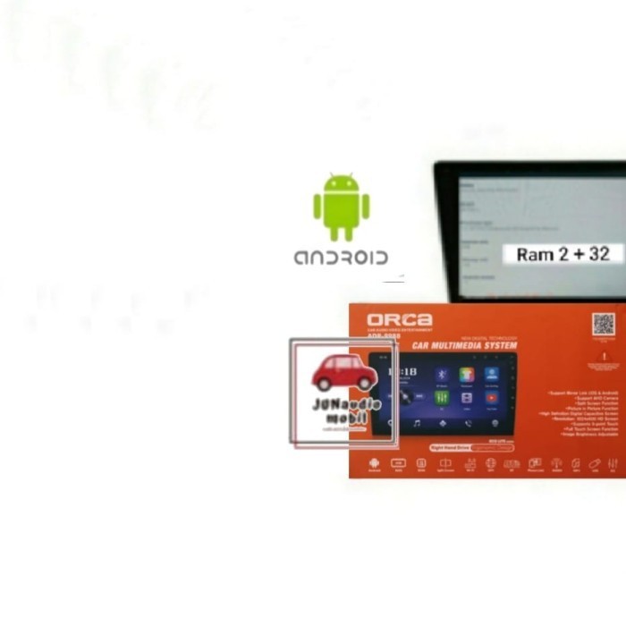 Jual HEAD UNIT ANDROID ORCA ECO 9 INCH OEM INOVA TYPE G 2012 UP ...