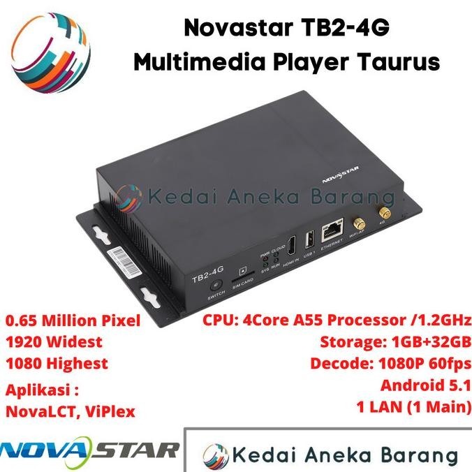 Jual Novastar Taurus TB2 TB2-4G Multimedia Player LED Videotron ...