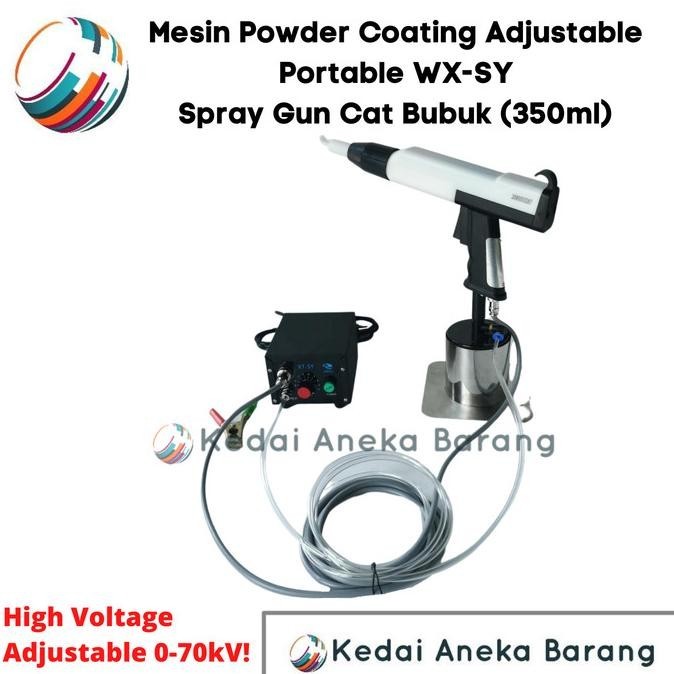Jual Mesin Powder Coating Portable Spray Gun Machine Oven Cat Bubuk WX ...