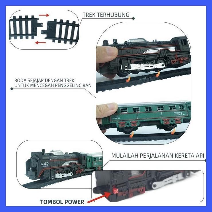 Jual 6 6 Great Sale Tatajoy Mainan Kereta Api Rail King Kereta Rail