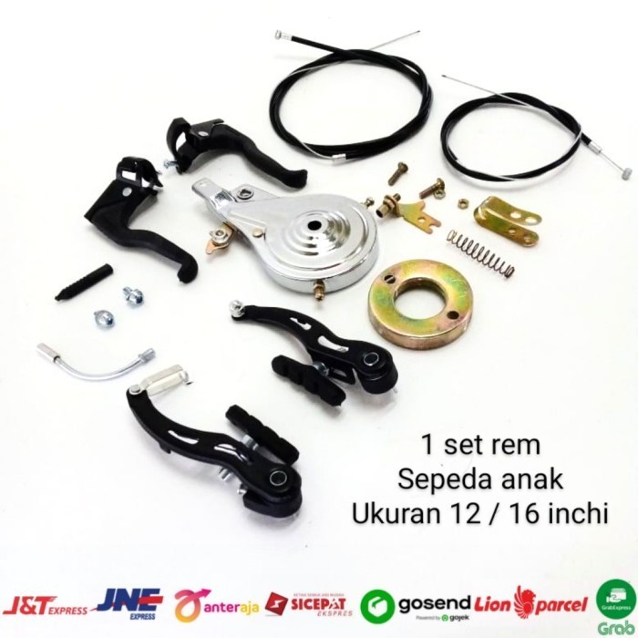 Jual 1 Set Rem Sepeda Anak Bmx / Mini Ukuran 12 / 16 Inchi V Brake ...