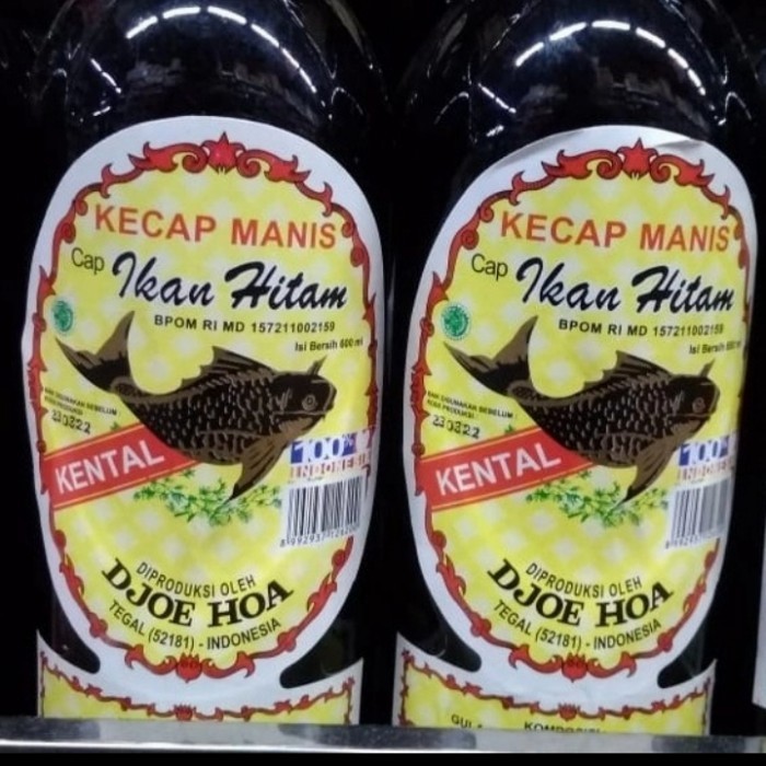 Jual Kecap Manis Cap Ikan Hitam 600Ml | Shopee Indonesia