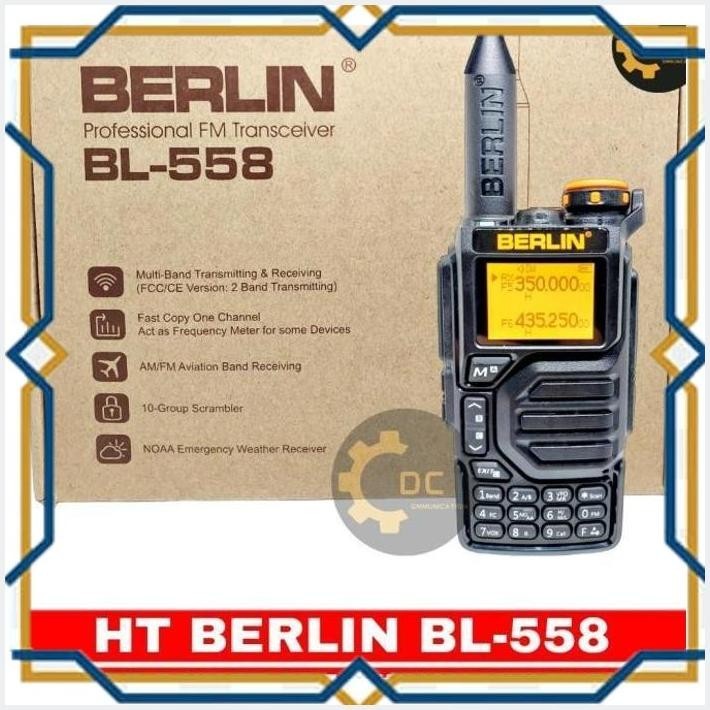 Jual [dca] ht berlin bl-558 power 5 watt frequency multi band | Shopee ...