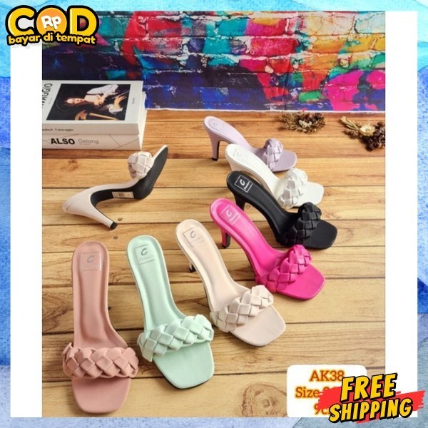 Jual Hyhils Kekinian High Heels Branded Premium Sandl Hil Terbuka ...