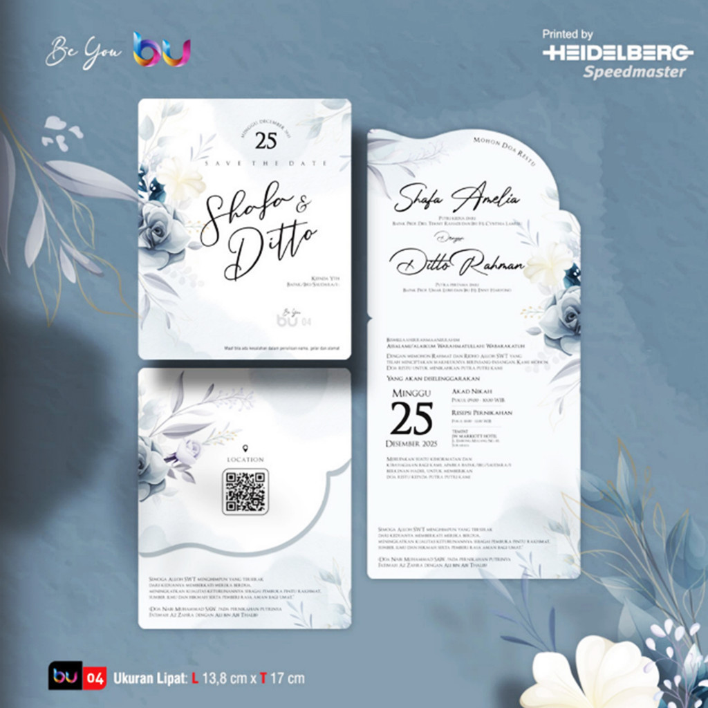 Jual CETAK UNDANGAN PERNIKAHAN MURAH/CETAK KARTU UNDANGAN NIKAH/KARTU ...