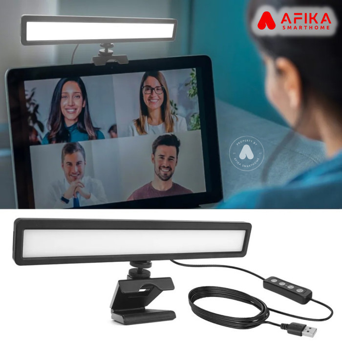 Jual Lampu Monitor Jepit Bar Light Fotografi Video Zoom Gaming 3 Color ...