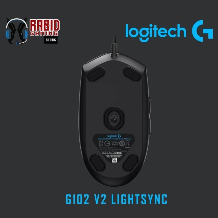 Jual Mantab Logitech G102 V2 Lightsync Gaming Mouse Hitam/Putih ...
