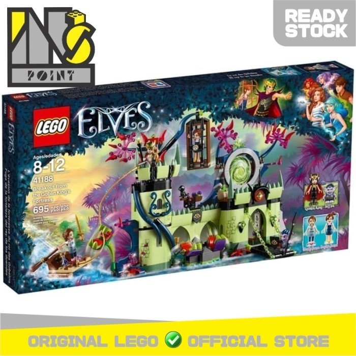 Jual LEGO 41188 - Elves - Breakout from the Goblin King's Fortress ...