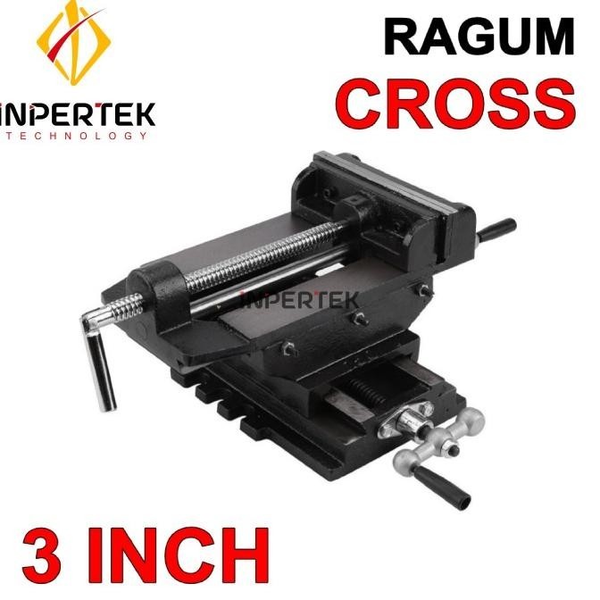 Jual Ragum 3" Cross 75 Mm Catok 3 Inch Vise Penjepit Tanggem Meja ...