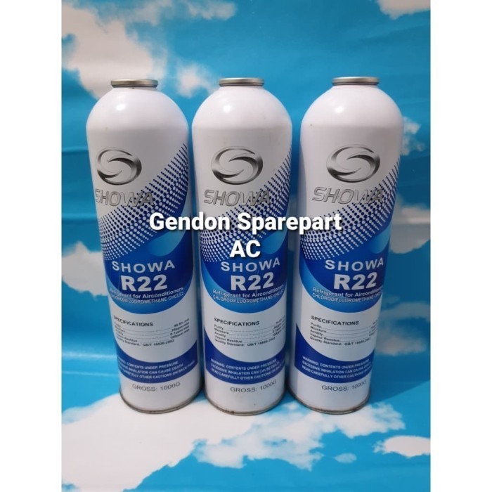 Jual New Showa R22 Refrigerant Freon Ac Kaleng R 22 Isi 1Kg Termurah | Shopee Indonesia