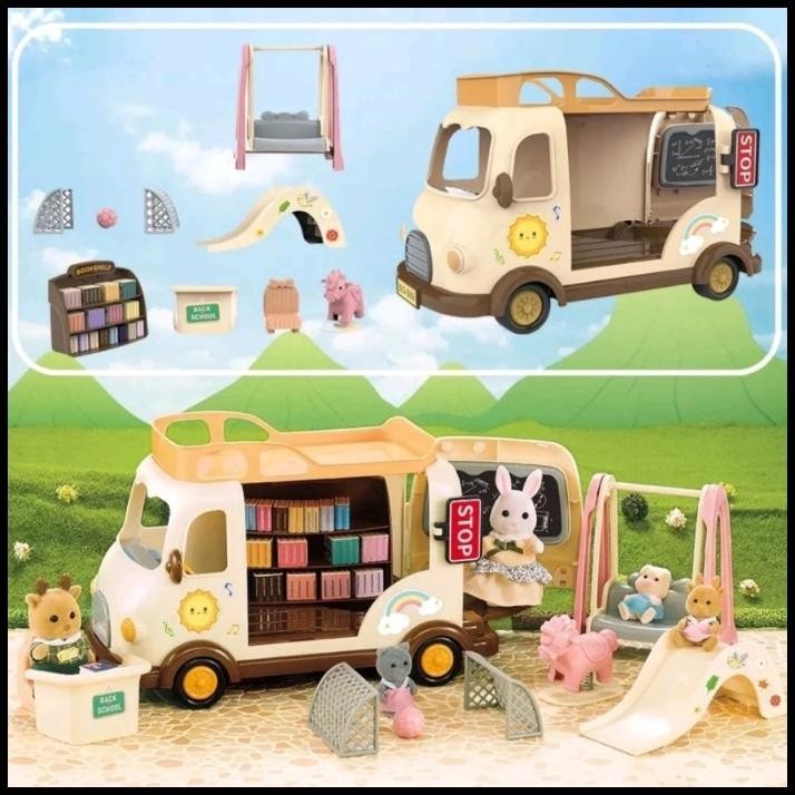 Jual GRATIS ONGKIR MAINAN EDUKASI ANAK SYLVANIAN CAMPER VAN / SCHOOL ...