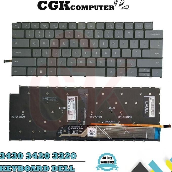 Jual Keyboard Laptop Dell Latitude 3320 3330 3440 3420 3430 P144G ...